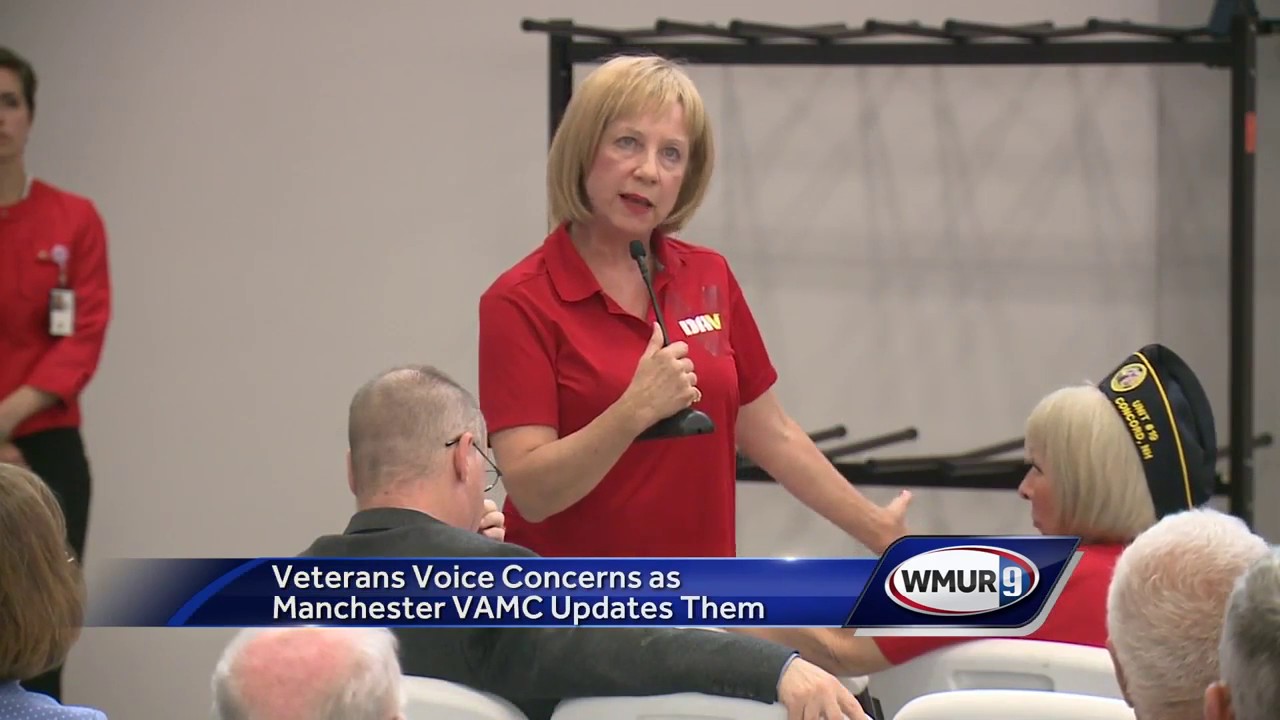 Veterans voice concerns as Manchester VAMC updates them - YouTube