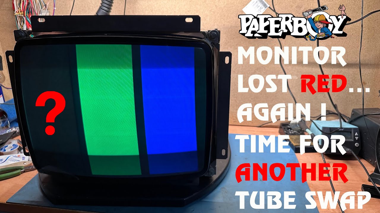 19" Medium Res K7000 Monitor Repair - Paperboy Lost Red For The THIRD ...