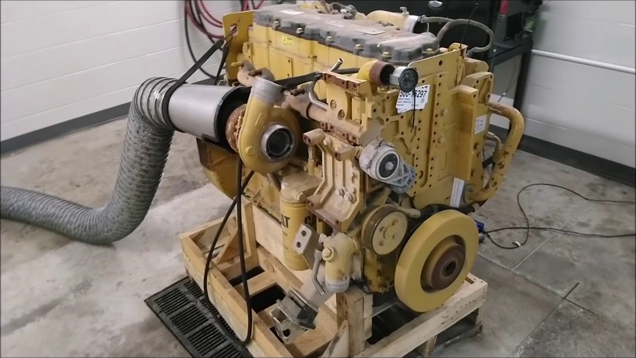 2008 CAT C7 Acert engine - YouTube