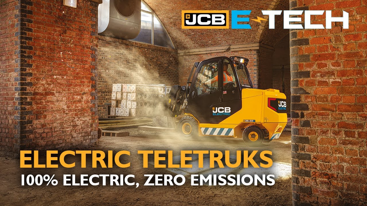 JCB 30-19E and 35-22E Electric Teletruks - 100% Electric, Zero ...