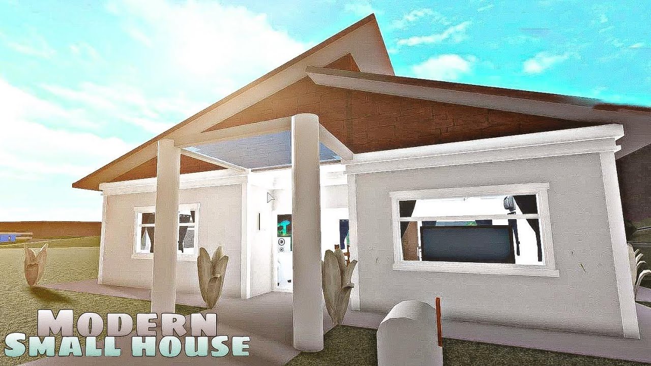 ROBLOX Bloxburg: Modern Small House 30k No Gamepass - YouTube