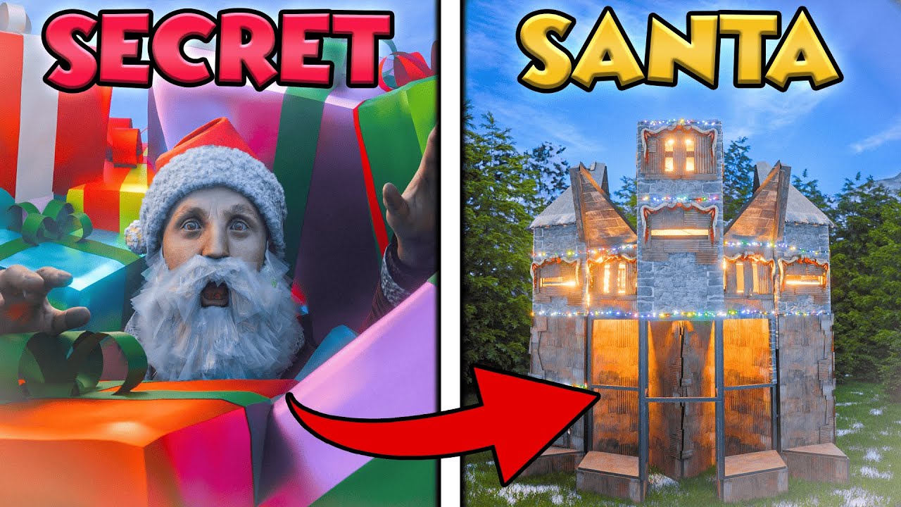 Secret Santa Base Building in Rust! - Rust - YouTube