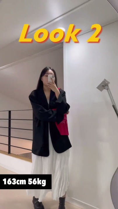 [163cm 56kg] 봄 데일리 룩북🌼 #shorts #daily #look - YouTube