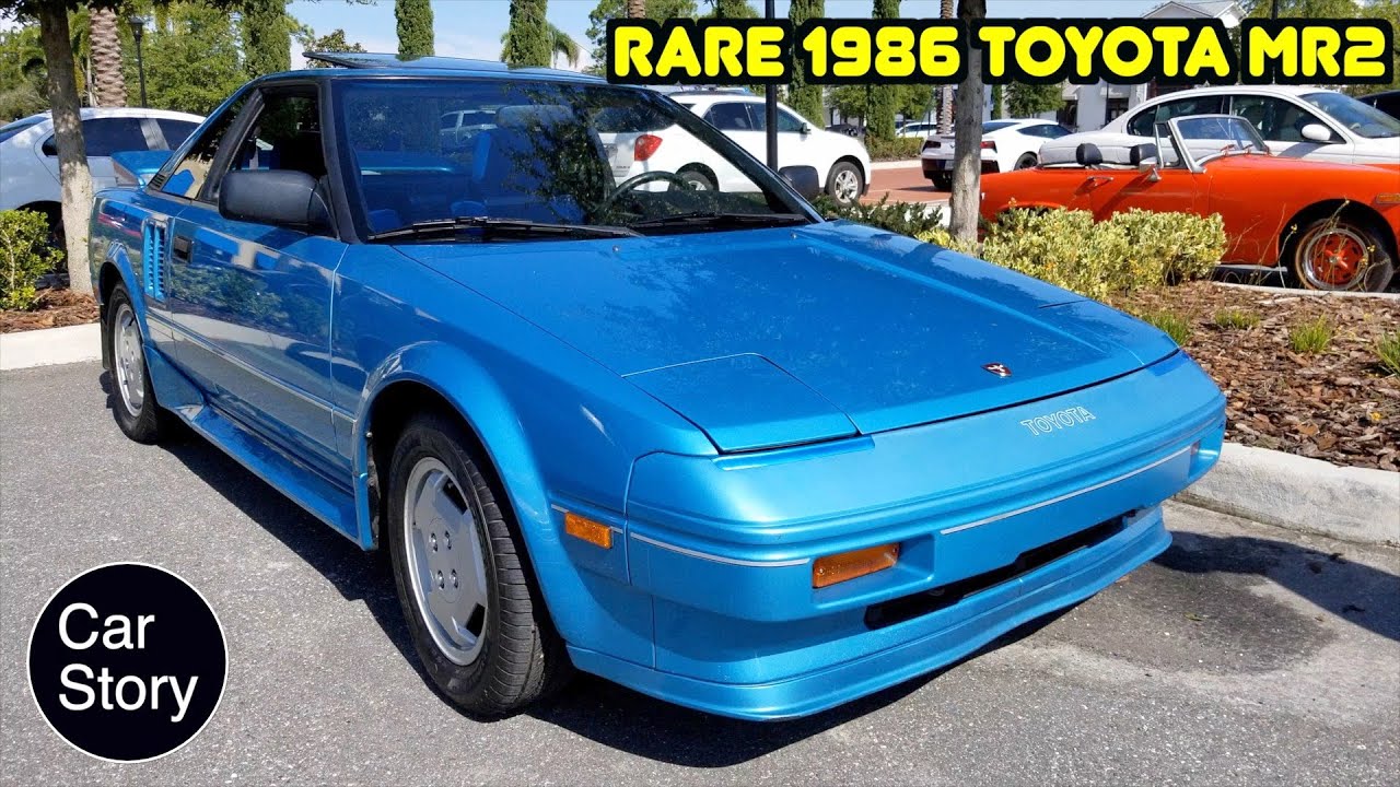 Rare 1986 Blue Toyota MR2 - Listen To This Owners Story - YouTube