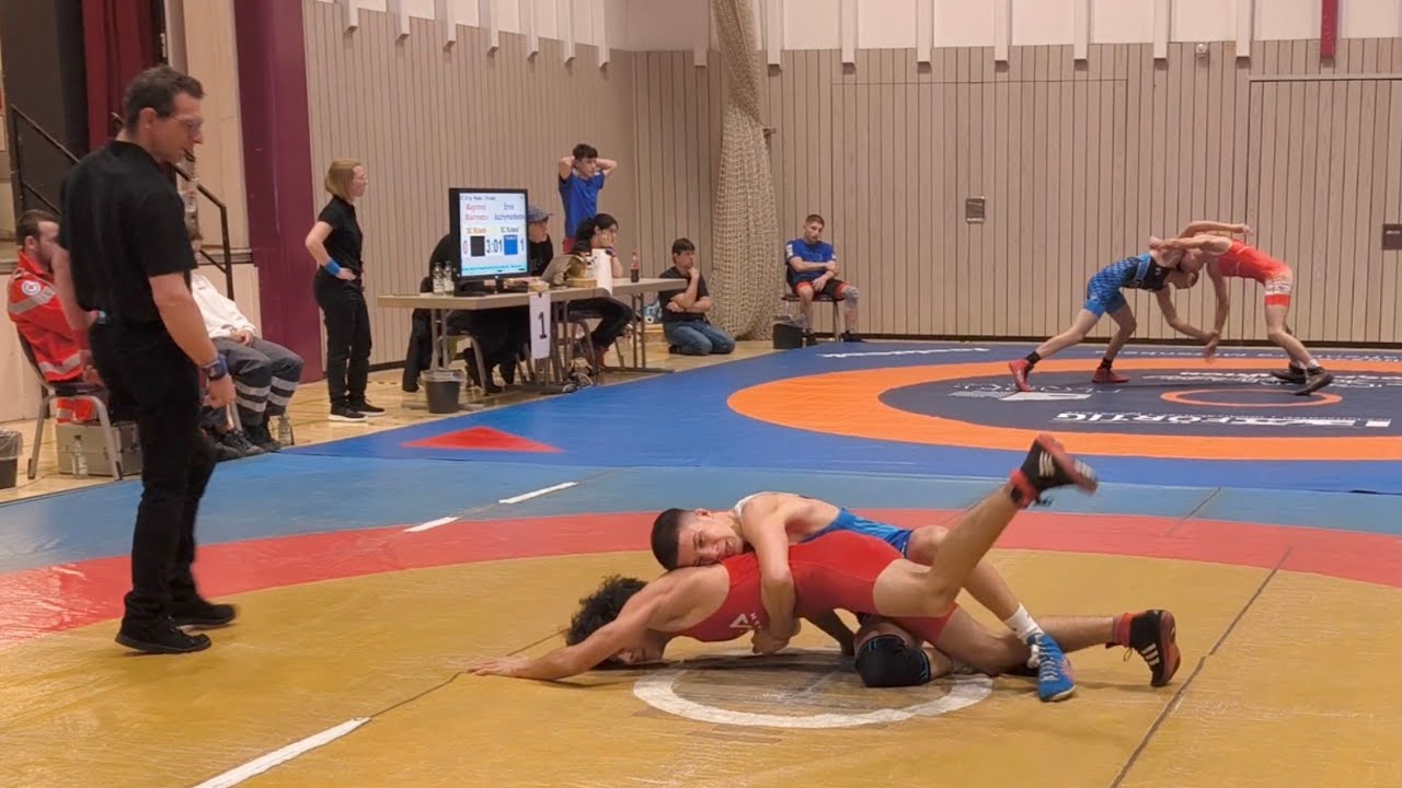 RINGEN PHILIPP-SEITZ-GEDÄCHTNISTURNIER 2024 (U17) 60kg | FS | NURI vs. OUZOUNIS - YouTube
