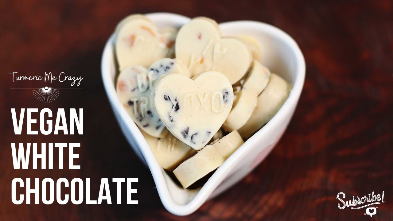 How to make Vegan White Chocolate | Homemade White Chocolate | 6 ...