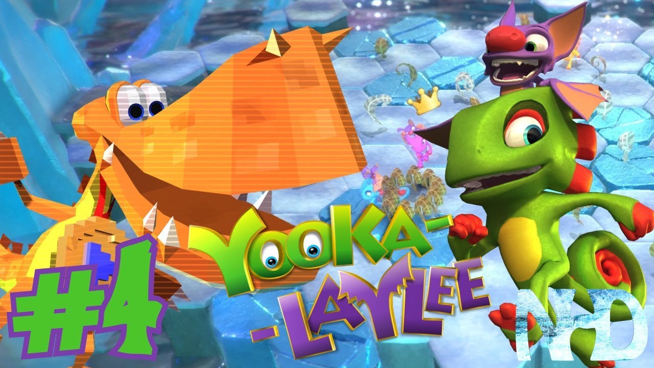 Let's Play Yooka-Laylee (pt4) Tribalstack Tropics - Rextro (Kartos ...