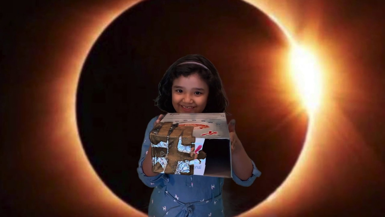 How to view solar eclipse with a Pinhole camera - YouTube