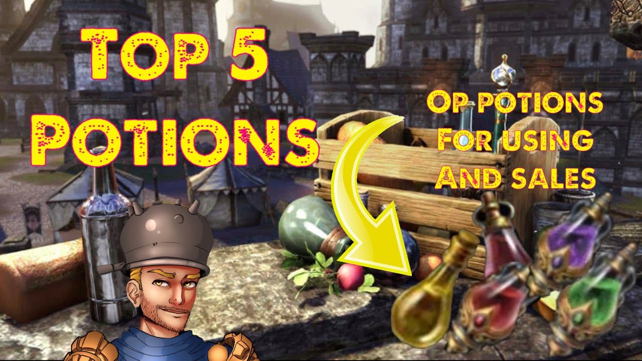 ESO Top 5 Potions For Personal Use pvp/pve For Sales, and to Grind ...