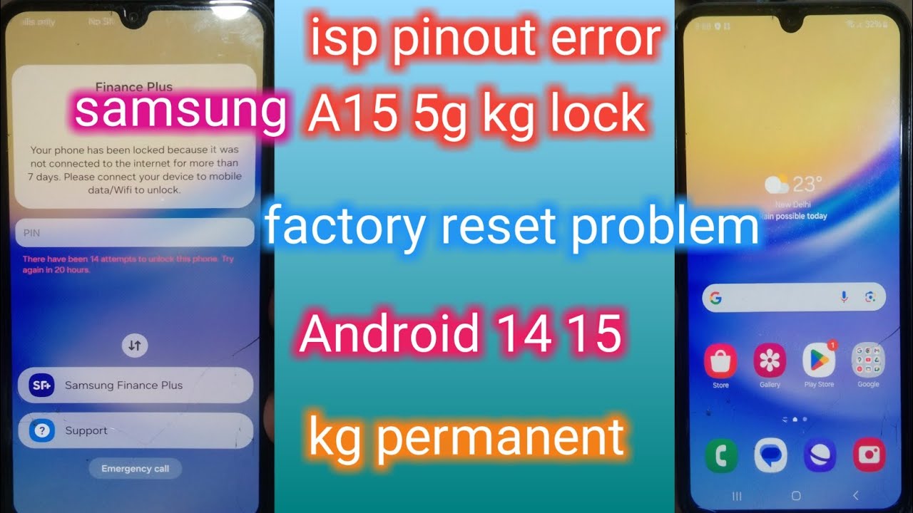 samsung a15 kg lock remove permanent | SM A156e isp error solution ...