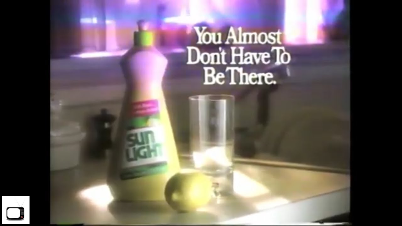 Sun Light Dish Washing Liquid Commercial (1989) - YouTube