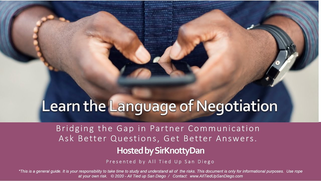 Highlights of Learning the Language of Negotiation Class - YouTube