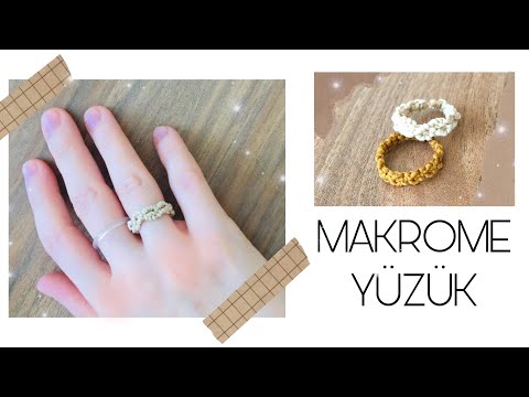 EN NAİF MAKROME YÜZÜK 💍//THE BEST MACRAME RING✨