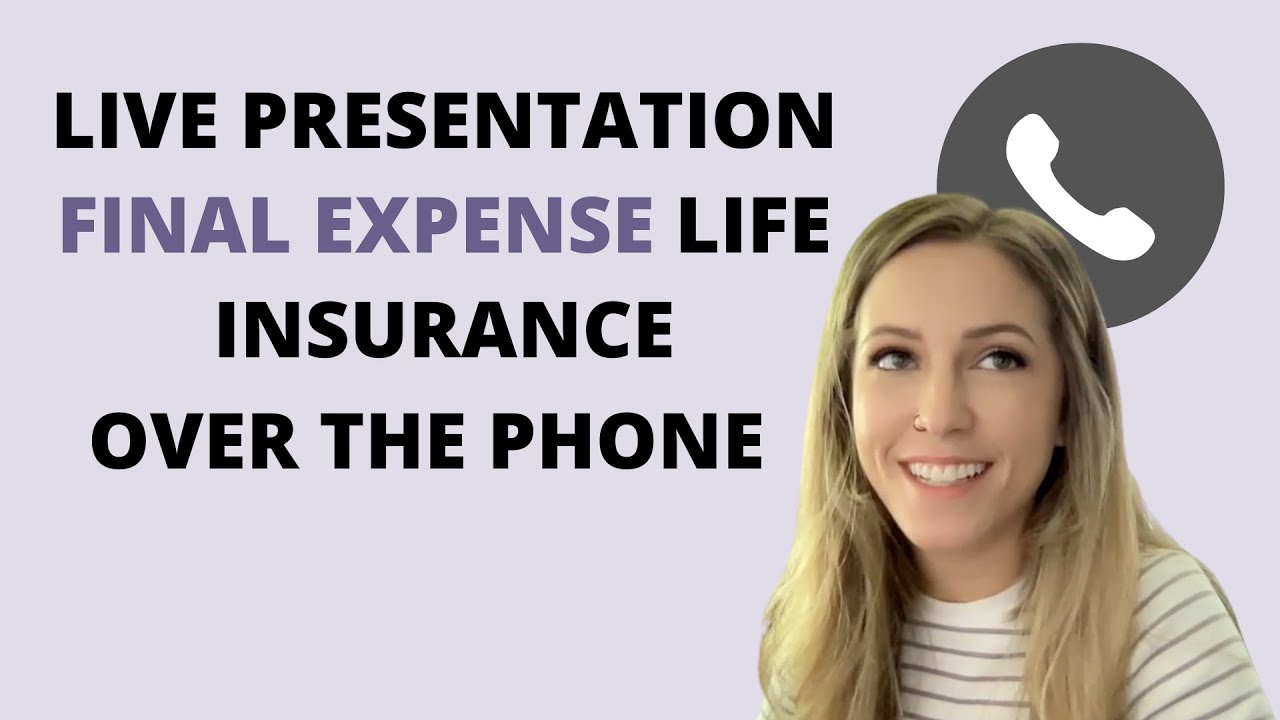 Live Final Expense Life Insurance Presentation - YouTube