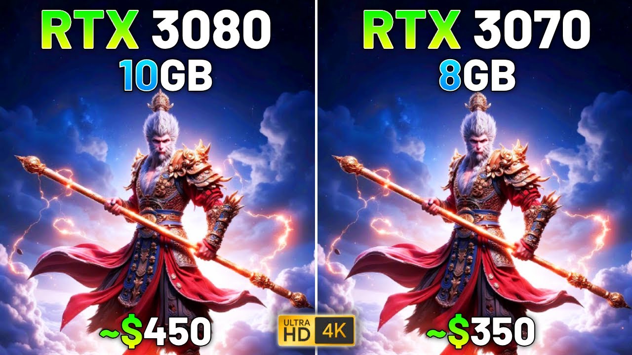 RTX 3080 vs RTX 3070 | Test in 15 Games | 4K - YouTube