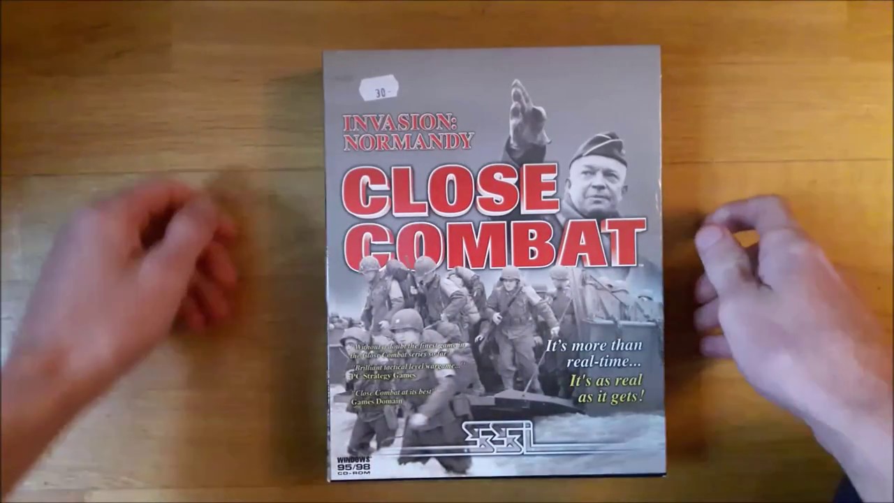 Close Combat V: Invasion Normandy (Big box PC game) Unboxing - YouTube