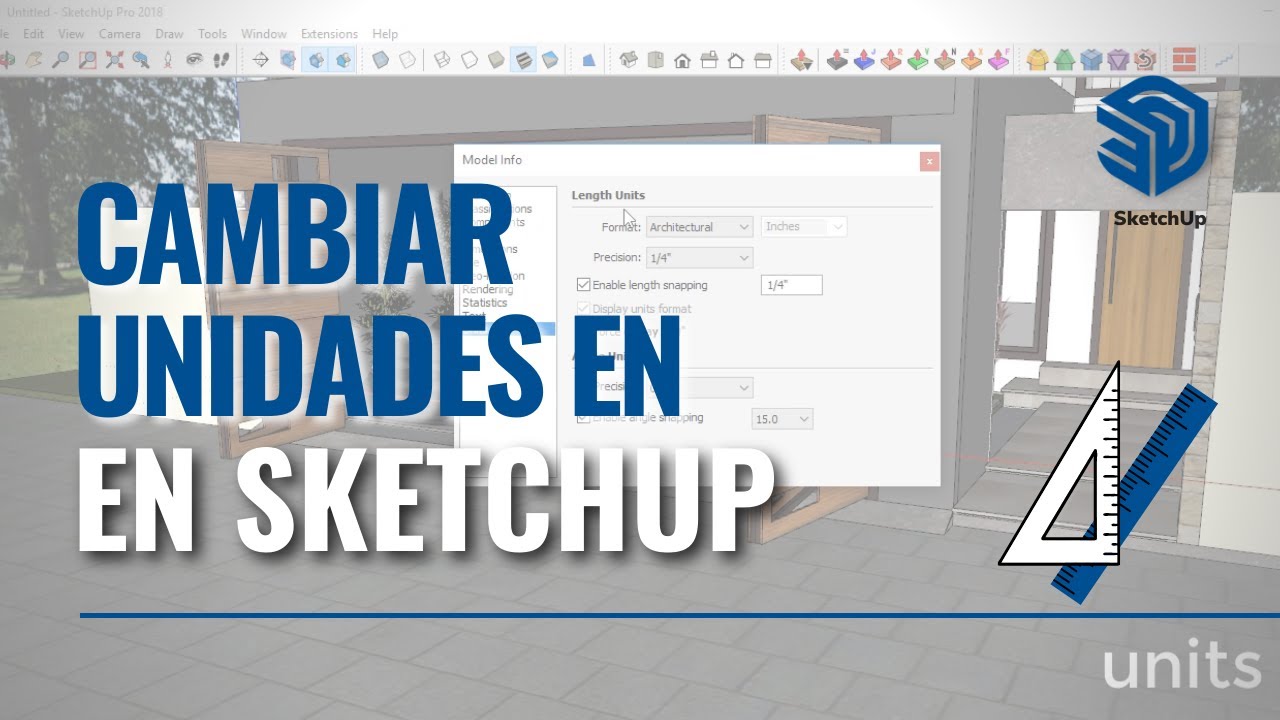 Como Cambiar Las Unidades En Sketchup Medidas Metros Escala YouTube
