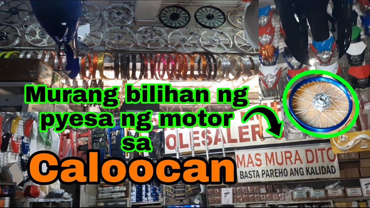 Murang bilihan ng pyesa ng motor sa caloocan - YouTube