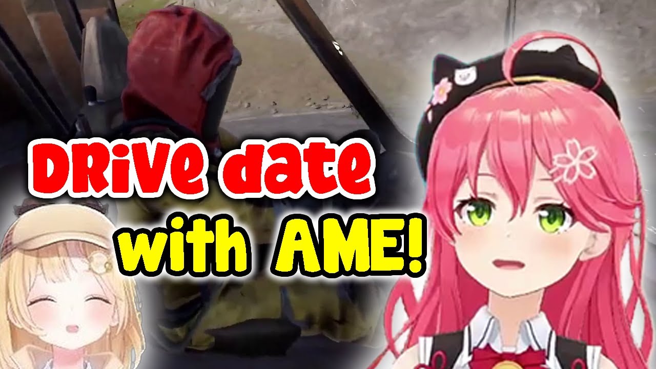 Miko meets Ame in Rust and invites Ame to Miko's house - YouTube