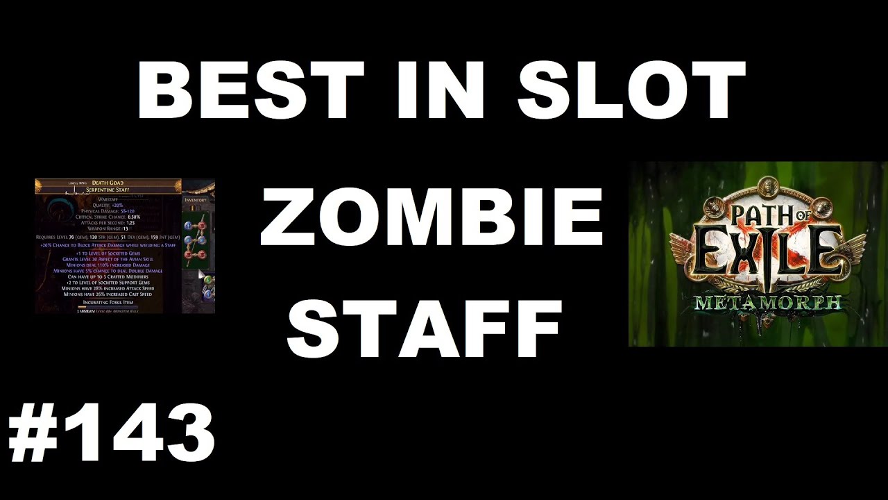 BIS ZOMBIE STAFF - 143 - YouTube