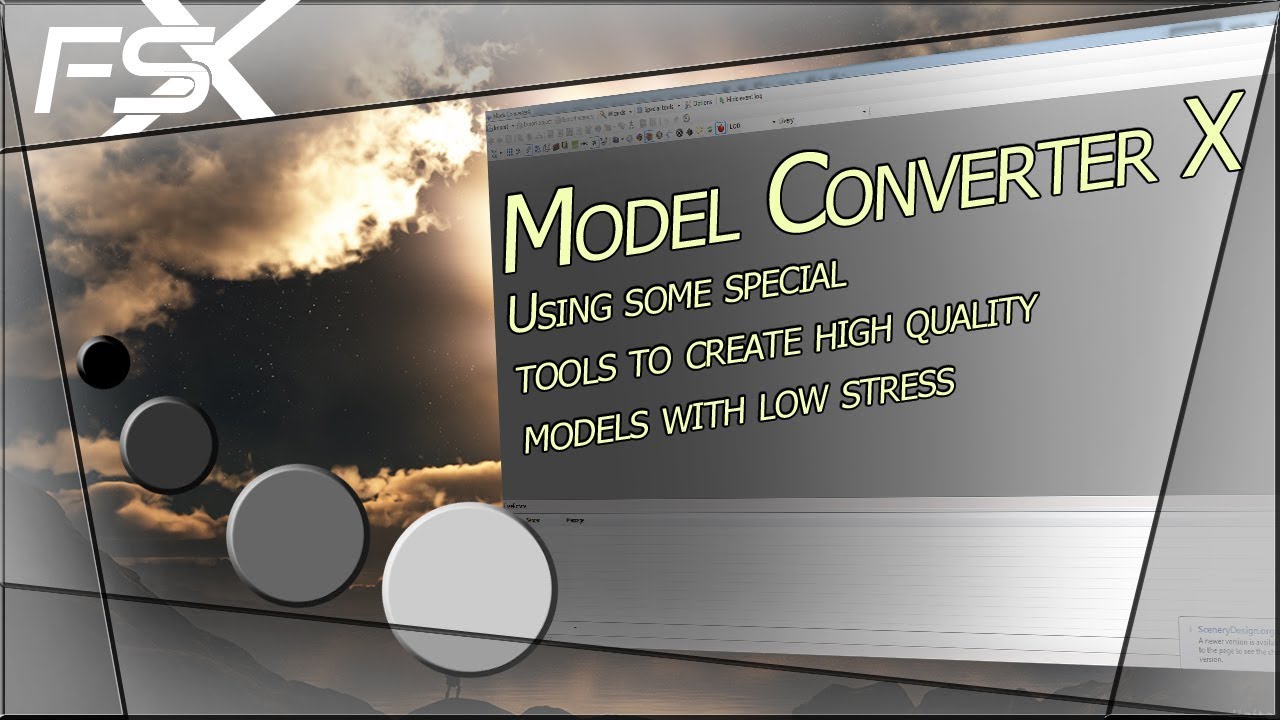 FSX Tutorial - Using Model Converter X to optimise models - YouTube