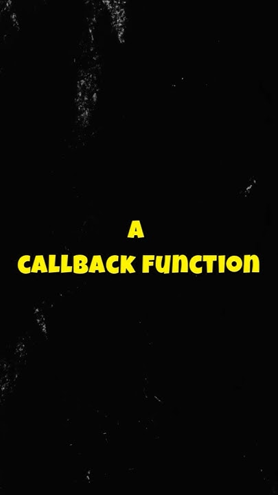Javascript Callback function Explained😱 || Quick js tip #8 #coding # ...
