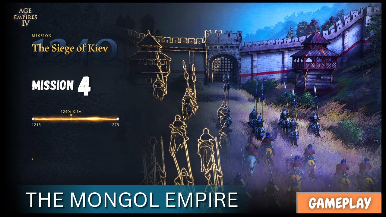 The Siege of Kiev, 1240 | Age of Empires IV - The Mongol Empire Mission ...