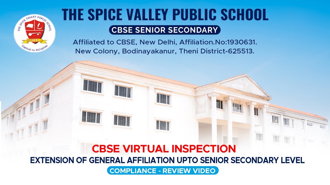 CBSE VIRTUAL INSPECTION COMPLIANCE REVIEW 2024-2029 - YouTube