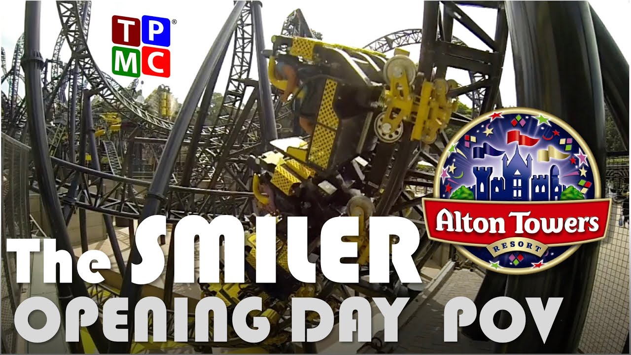 THE SMILER - Alton Towers - Front Row On Ride full POV - HD - GoPro ...