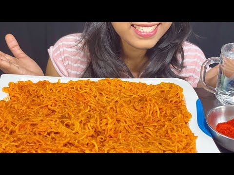 Eating Spicy Maggi 🥵🌶️ | Maggi Eating Challenge | #asmr #mukbang # ...
