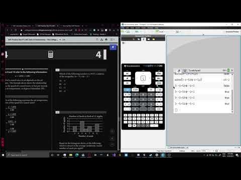 How to use TI-Nspire CAS to breeze through algebra SAT questions! (#1 ...