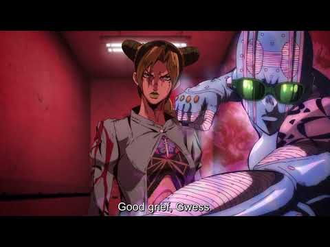 Jolyne doing the Yare Yare
