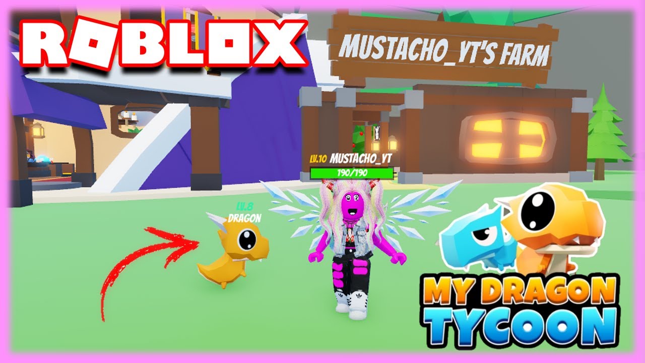J'ELEVE UN DRAGON..? | Roblox My Dragon Tycoon - YouTube
