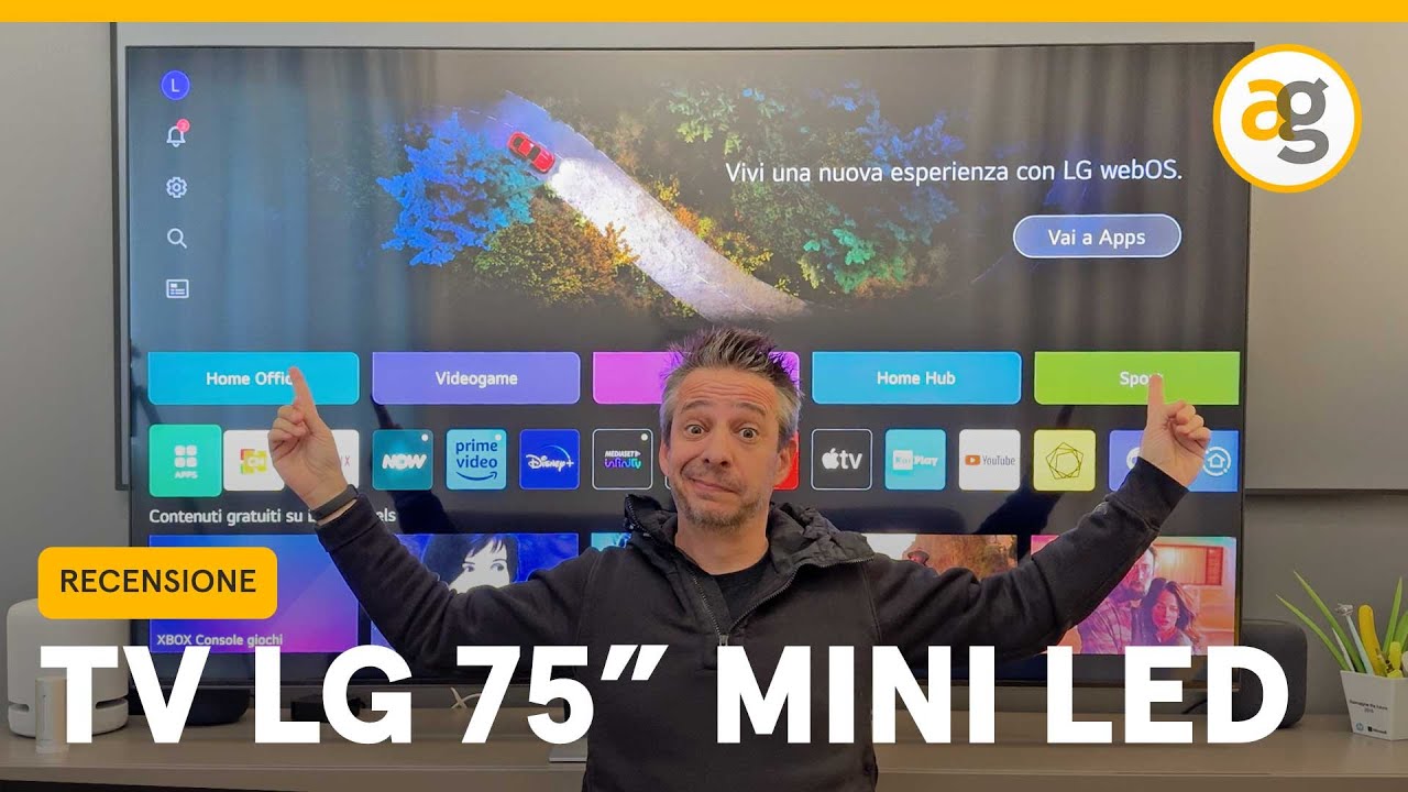 La TV 75 pollici PIU' EQUILIBRATA! Recensione LG QNED MiniLED86 - YouTube