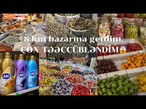 8 km bazarına getdim. Şokdayam🫣 qiymətlər dəhşət😱