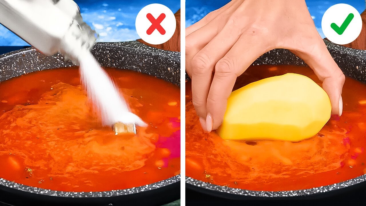 25 Genius Hacks to Avoid Cooking Mistakes - YouTube