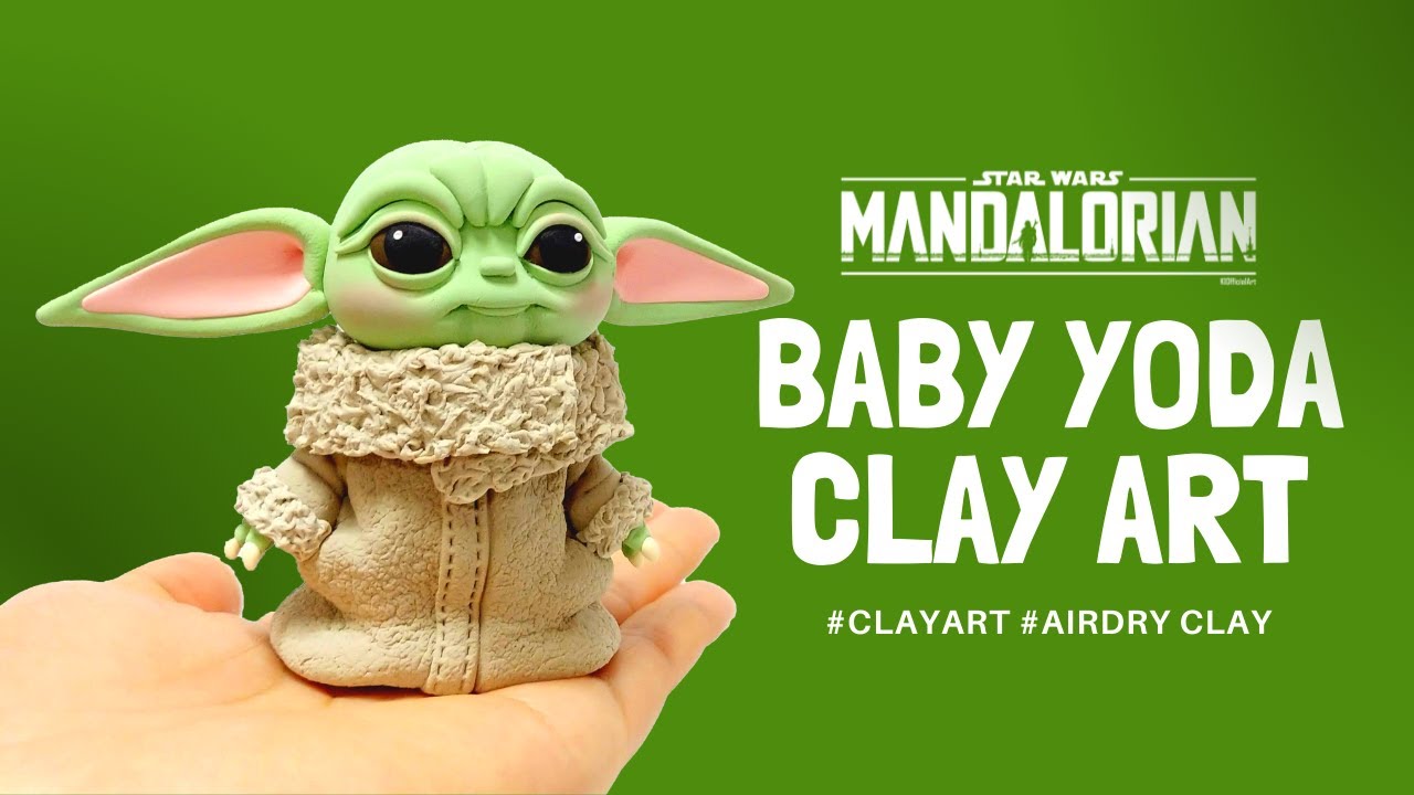 How to Make Yoda with Clay! | Simple Shapes & Unique Texture Techniques ...