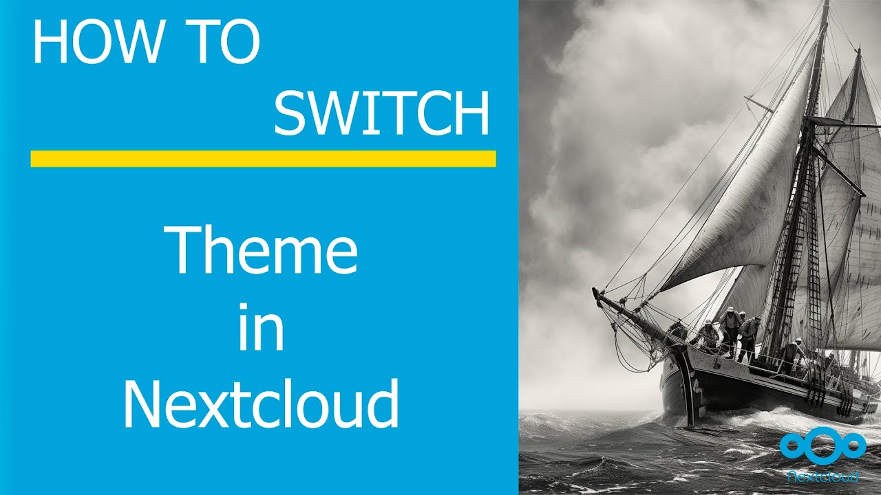How to Switch Theme in Nextcloud, Dark Theme - YouTube