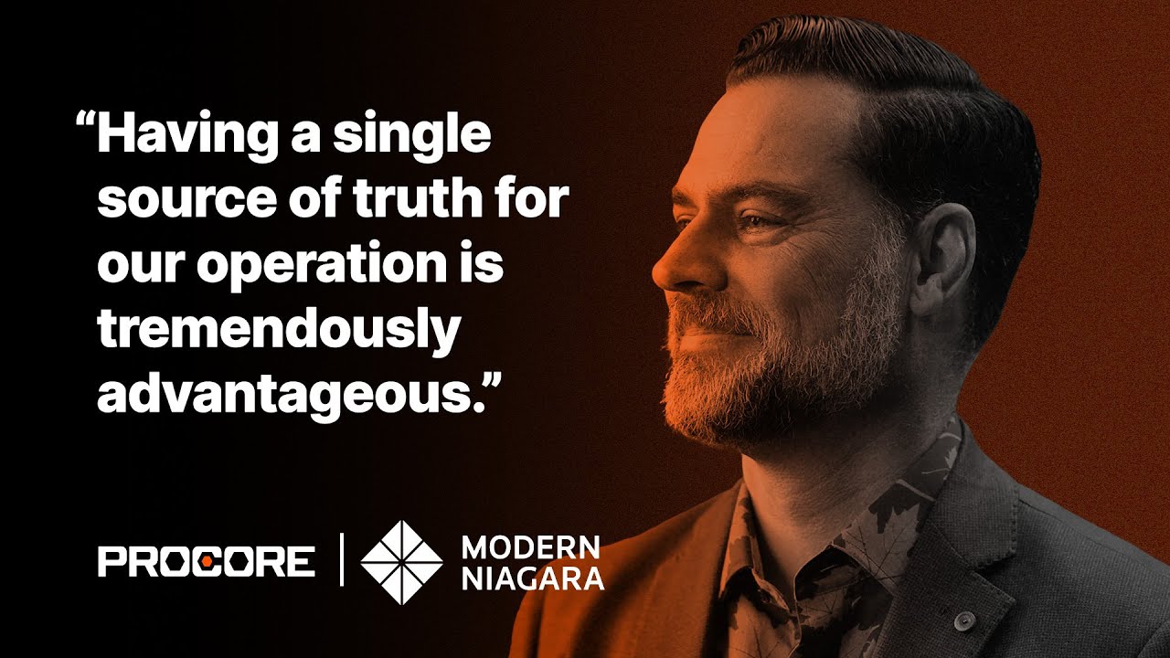 Modern Niagara Achieves Data-Powered Standardization with Procore - YouTube