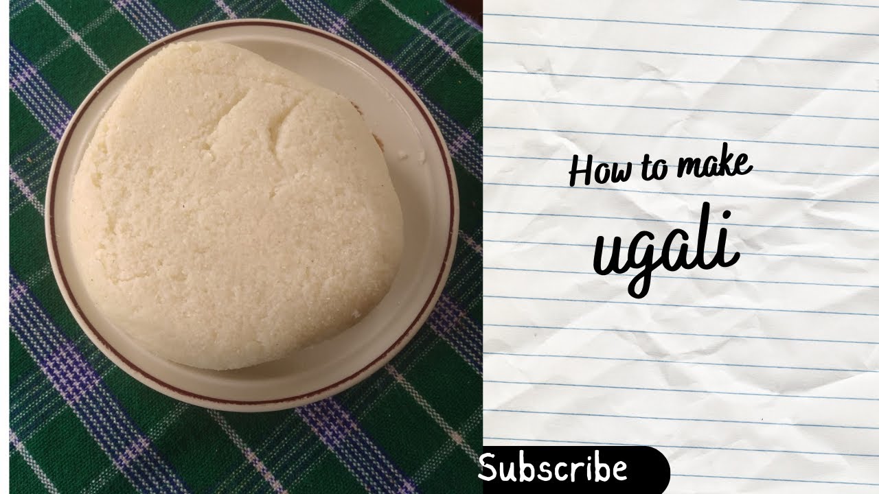 How to make ugali - YouTube