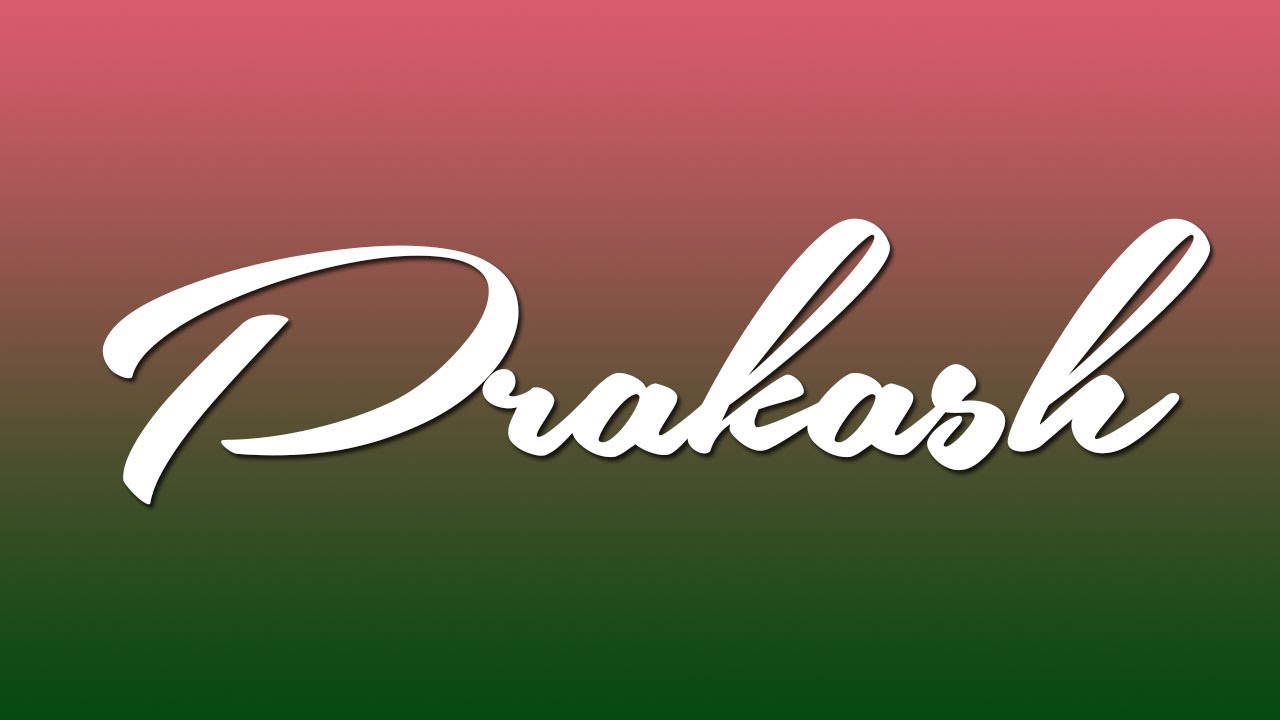 Prakash Name Wallpaper