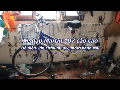 Xe đạp Martin 107 chế lên điện | 0985337226 | TP. HCM - YouTube