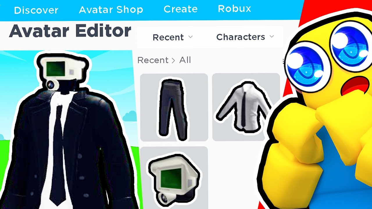 I Made The Most REALISTIC Cameraman Avatar... (Skibidi Toilet Roblox ...