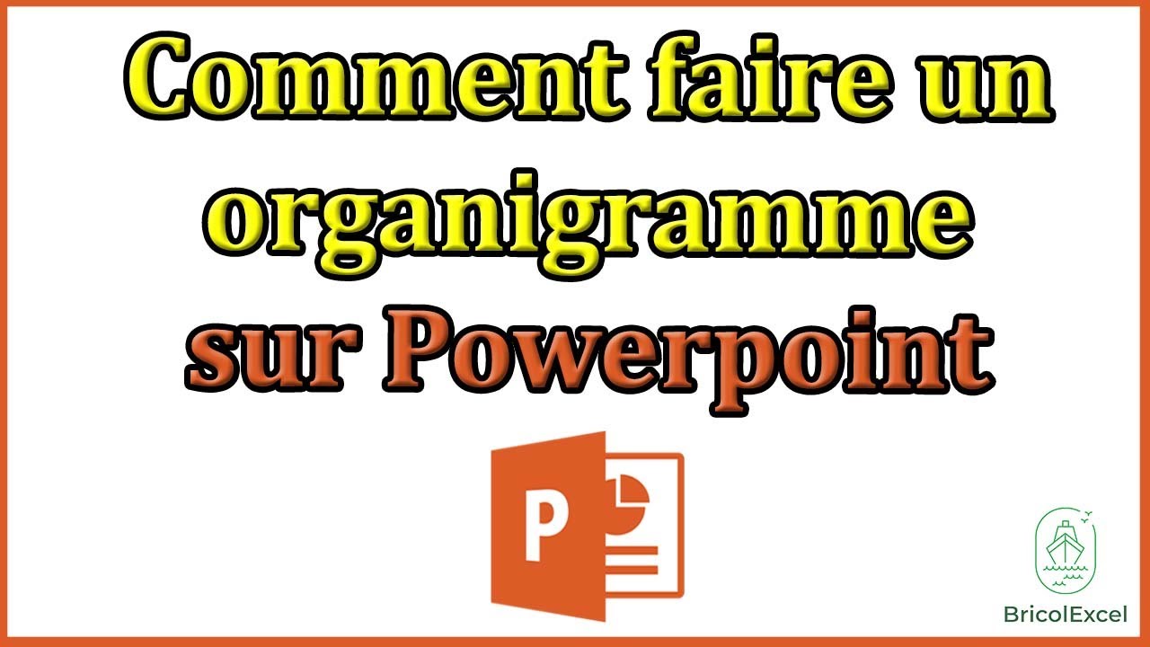 Comment faire un organigramme sur powerpoint - YouTube