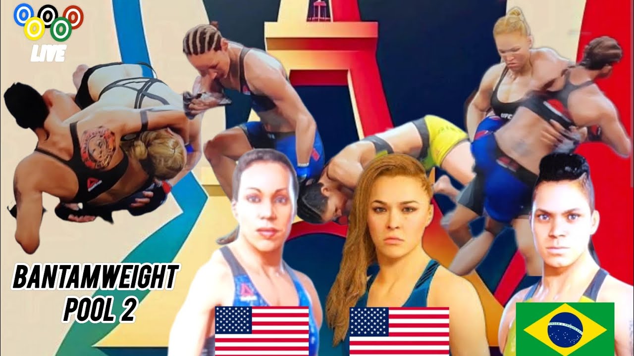 GRAPPLING/SUBMISSON BANTAMWEIGHT POOL 2 🇺🇸 VS 🇺🇸 VS 🇧🇷 PARIS 2024 ...