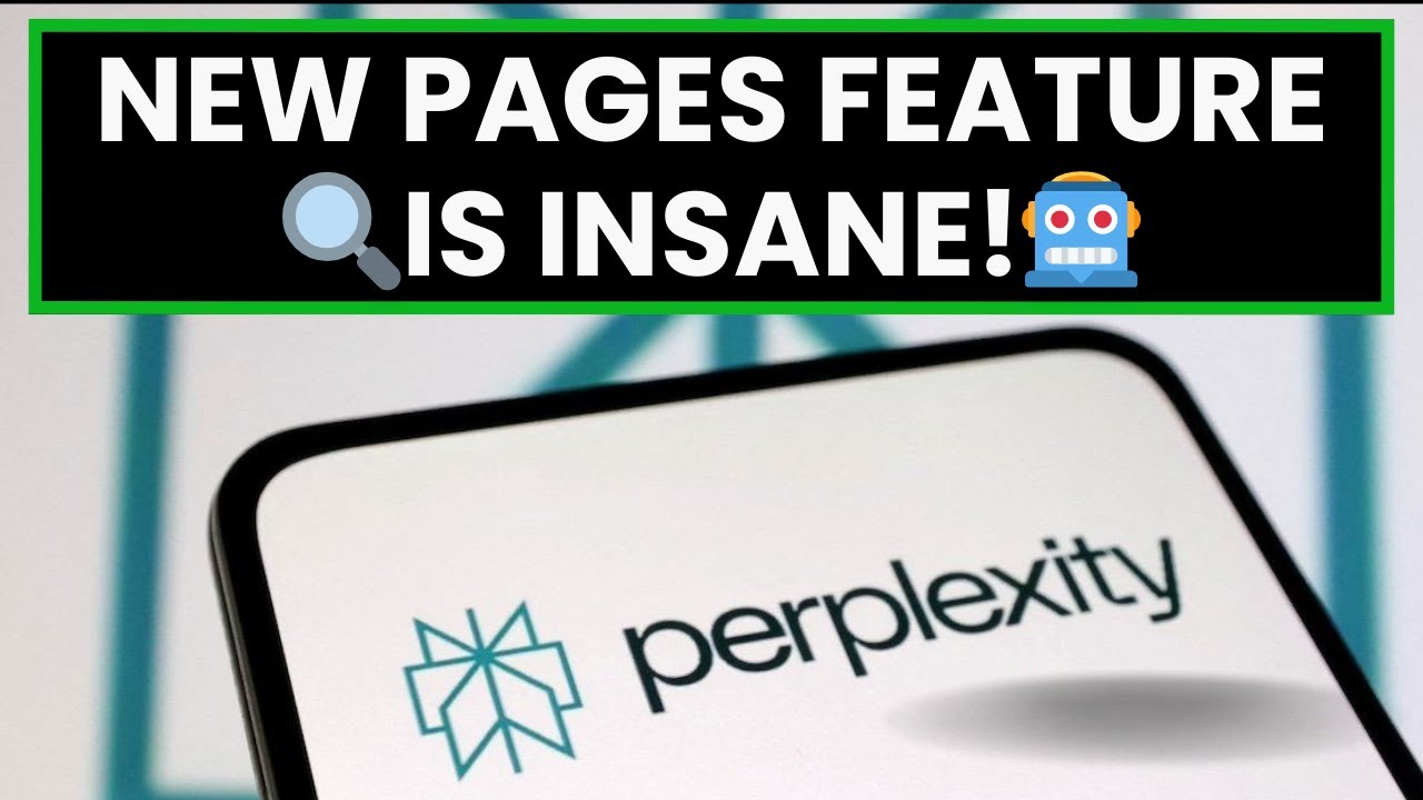 NEW: Perplexity Pages Feature Is Amazing!🔍 Perplexity.ai Better Than ...