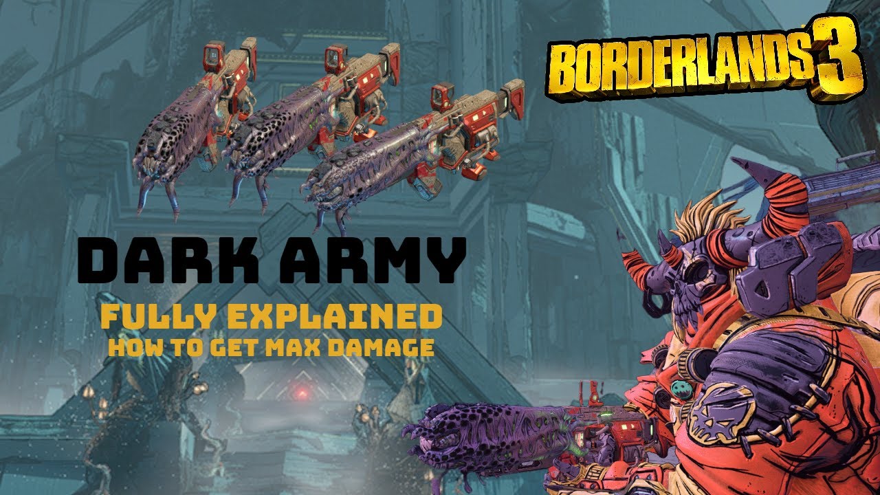 Borderlands 3 - Dark Army Fl4k (How to get Max Damage!) - YouTube