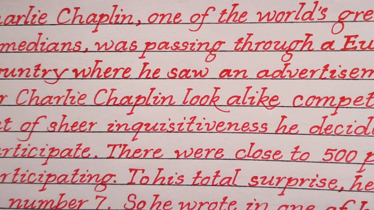 Beautiful English handwriting ||Calligraphy || Did you know about this ...