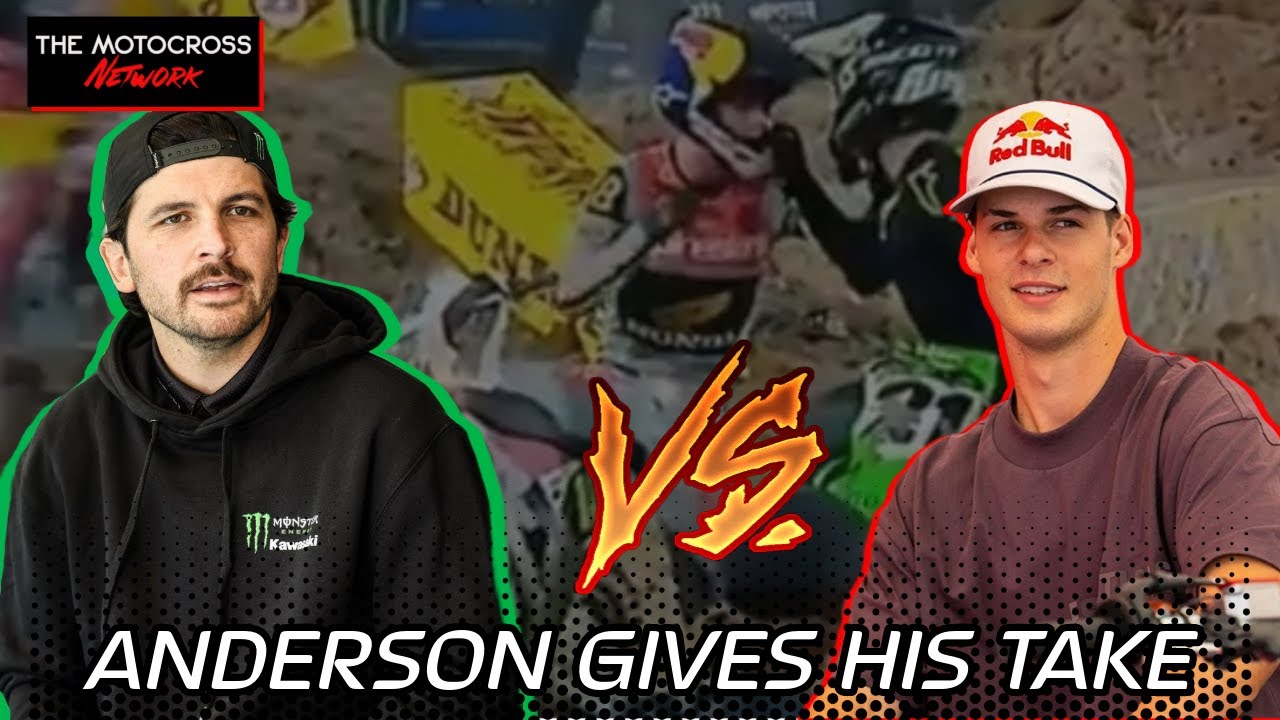 Jason Anderson gives HIS TAKE on Jett Lawrence incident in San Diego ...