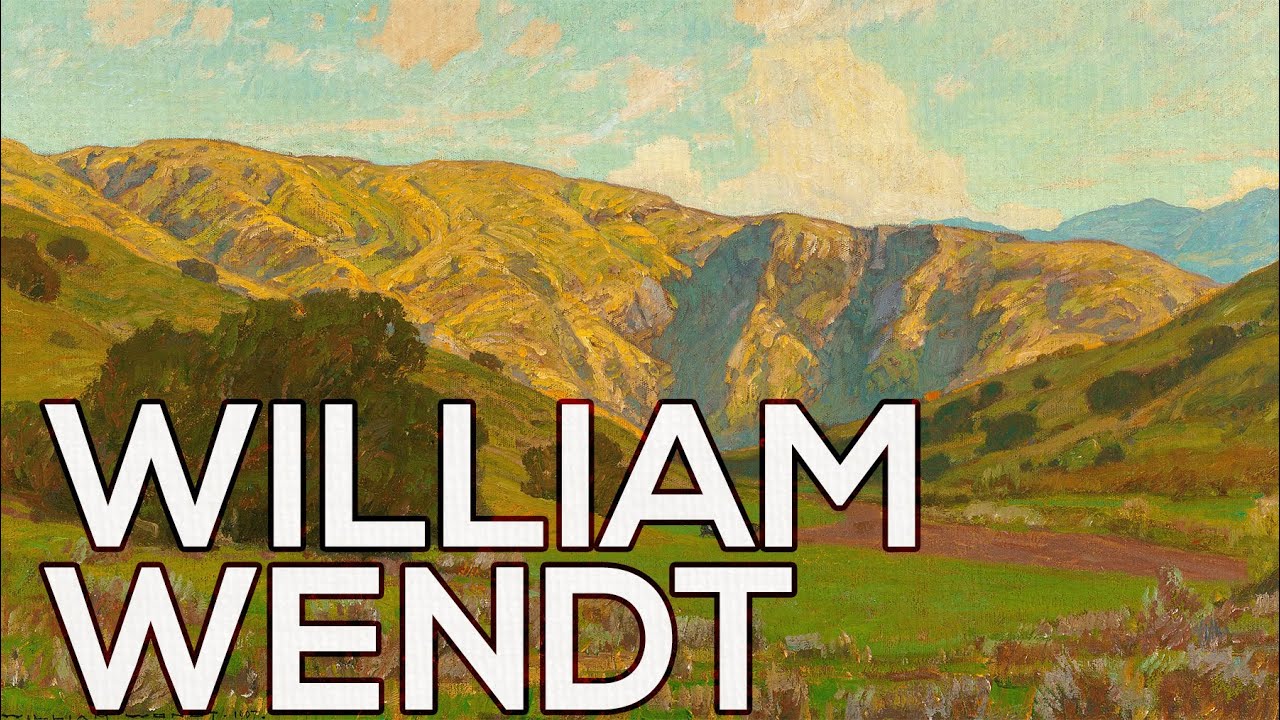 William Wendt: A collection of 58 paintings (HD) - YouTube